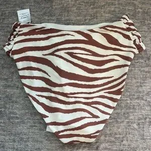 Veronica Beard | Swim | Veronica Beard Azoia Tiger Stripe Tiewaist High ...